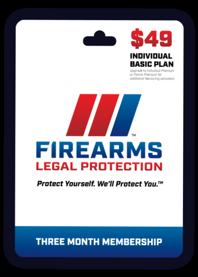 Firearms Legal Protection (FLP) 3-Month Individual Basic Plan - Gun Sh – Strikeman Wholesale